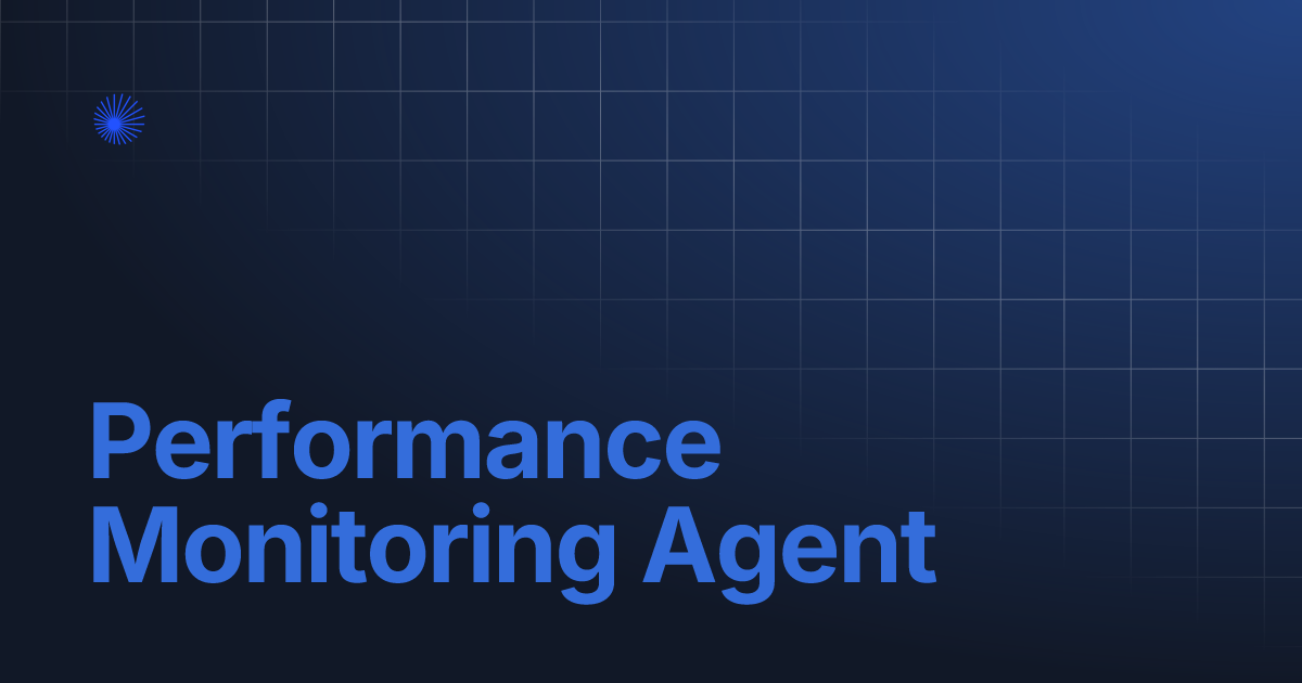 Performance Monitoring Agent | Minos AI