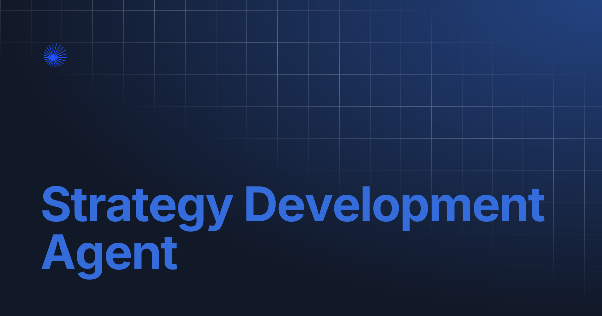 Strategy Development Agent | Minos AI